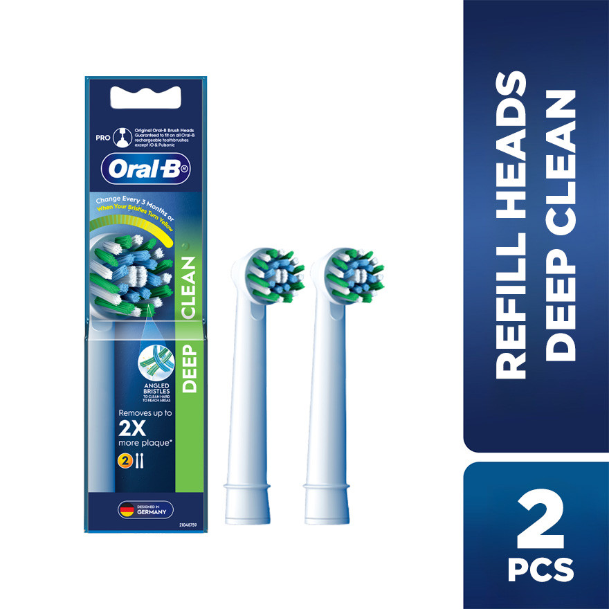 ORAL-B Deep Clean Brush Head Refill 2s | Shopee Malaysia