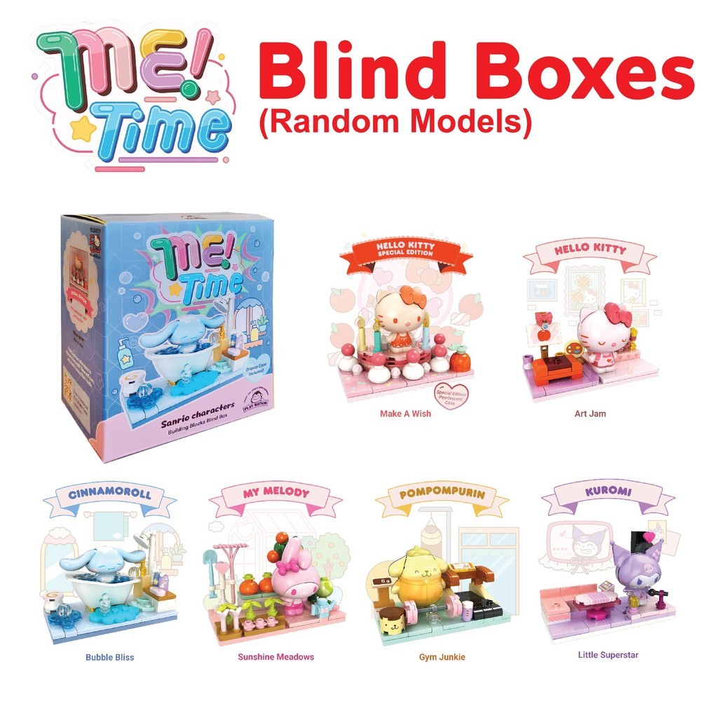 Play Nation Sanrio ME! Time Blind Box (Random Models) | Shopee Malaysia