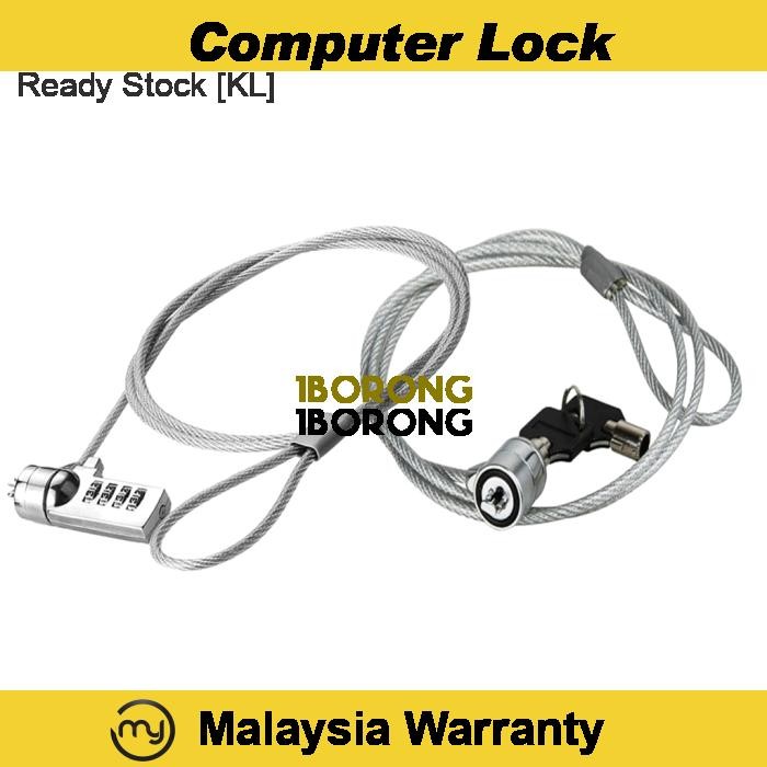 Notebook Laptop Computer Lock 4 Digit Password / Key Lock Cable ...