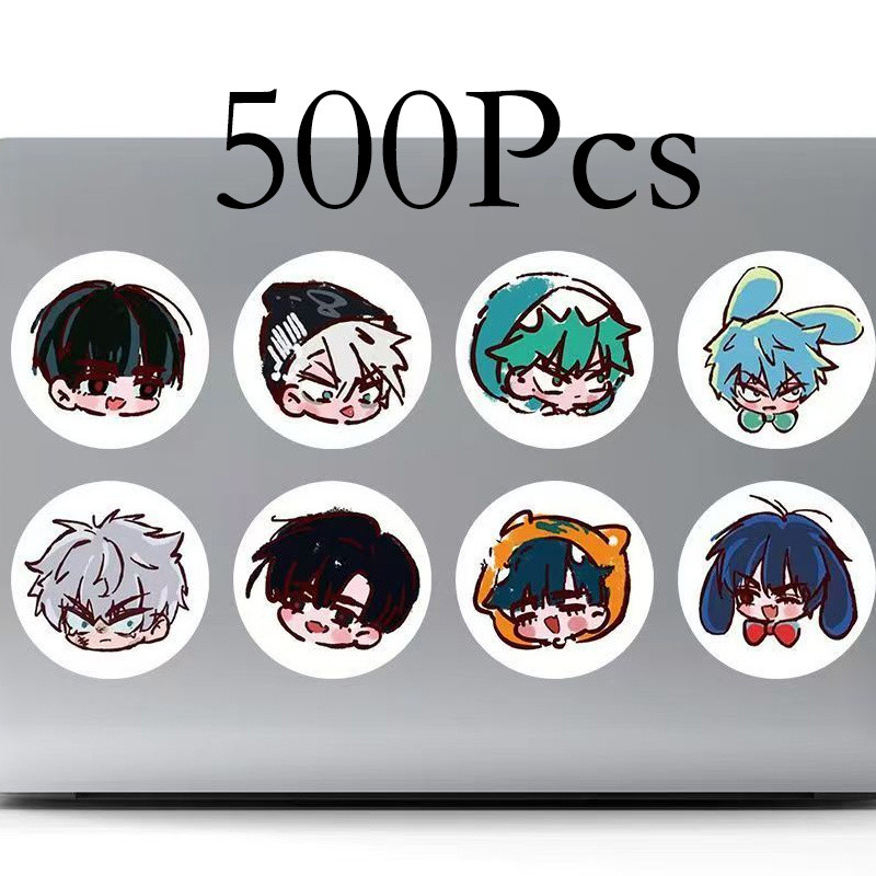 500pcs/Roll TV Alien Stage Cute Ivan Till Sticker DIY PVC Laptop Decals ...