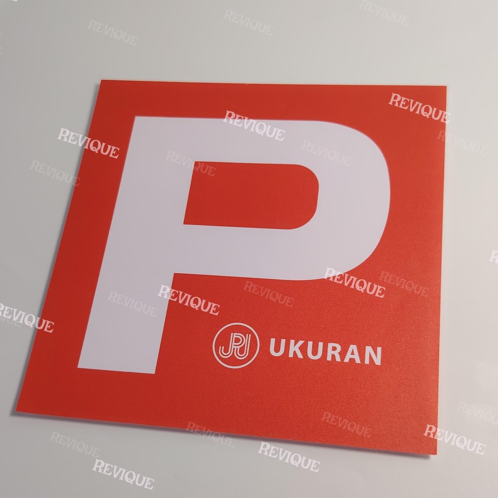 JPJ P Sticker Lesen P (Standard Size) 1pcs – Tahan Lama & Mudah ...