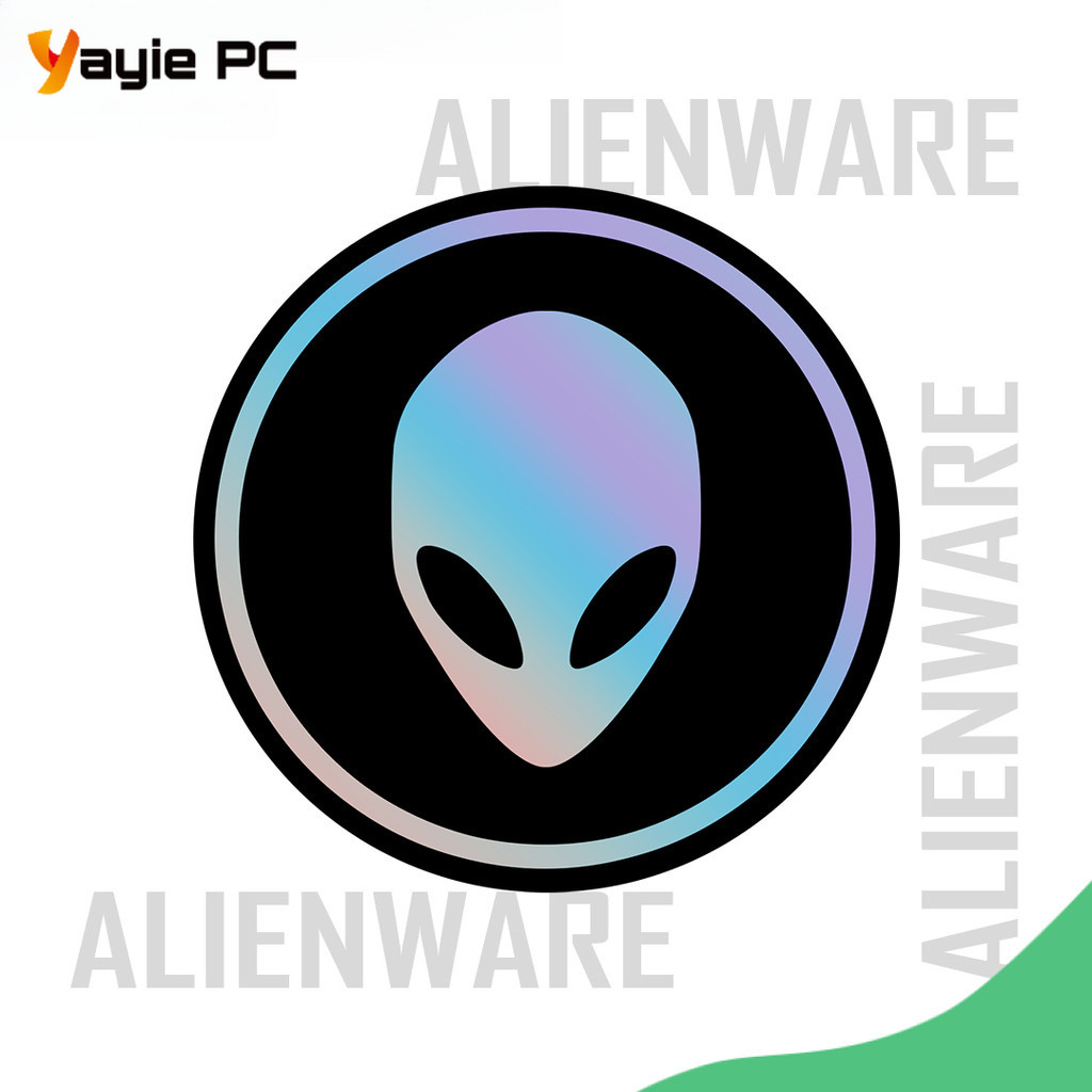 Alienware logo vinyl sticker for computer case fan | Shopee Malaysia