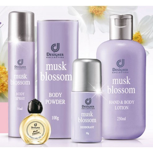 Cosway Designer Collection Musk Blossom Series Body Powder / Body Spray ...