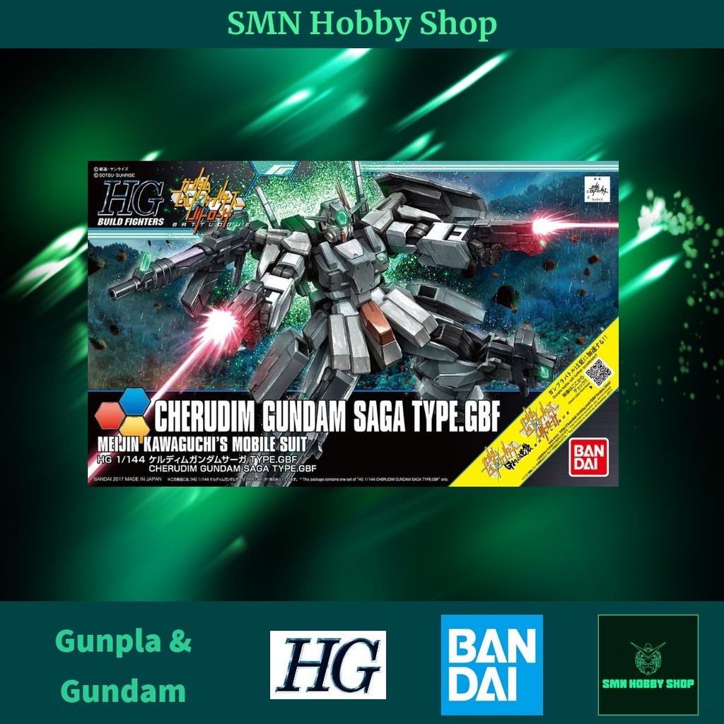HG 1/144 Cherudim Gundam Saga Type GBF Gunpla Gundam Toys Plastic Model ...