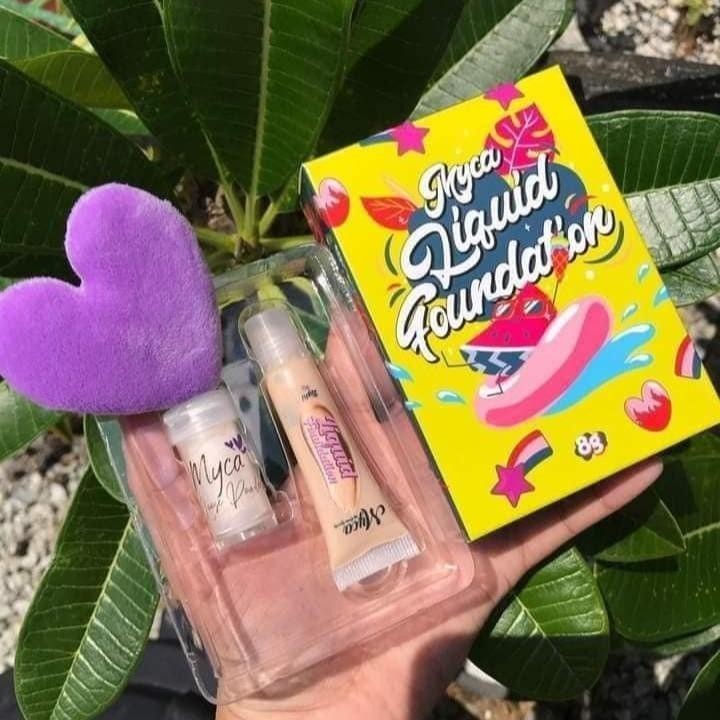 MYCA LIQUID FOUNDATION & FREE GIFT ORIGINAL MURAH ( CLEAR STOCK ...
