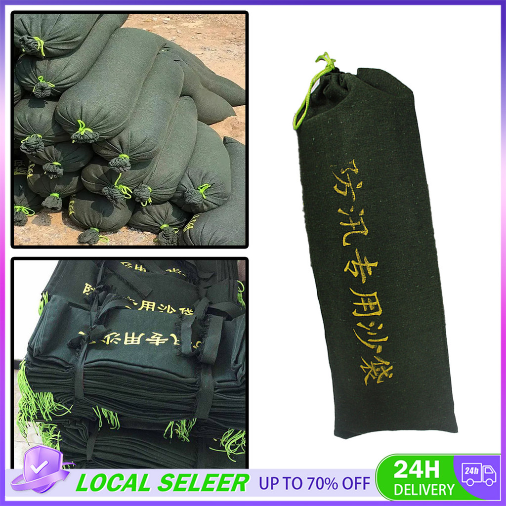 Flood Control Sandbags Heavy-Duty Waterproof Reusable Rainy Season ...