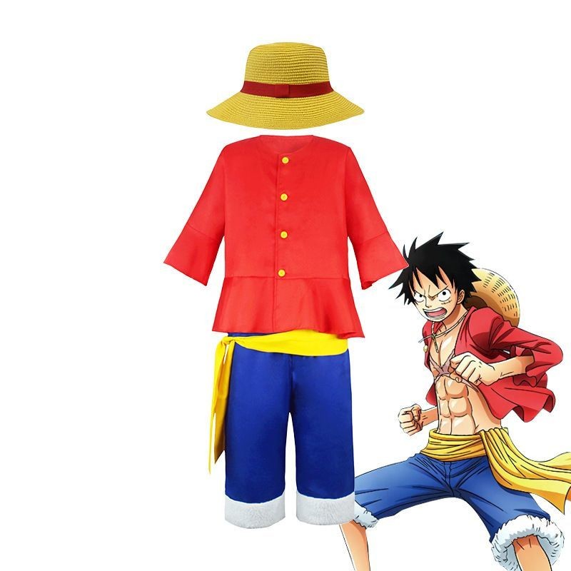 [High-Quality Materials] One Piece Luffy cos Clothing Two Years Later ...