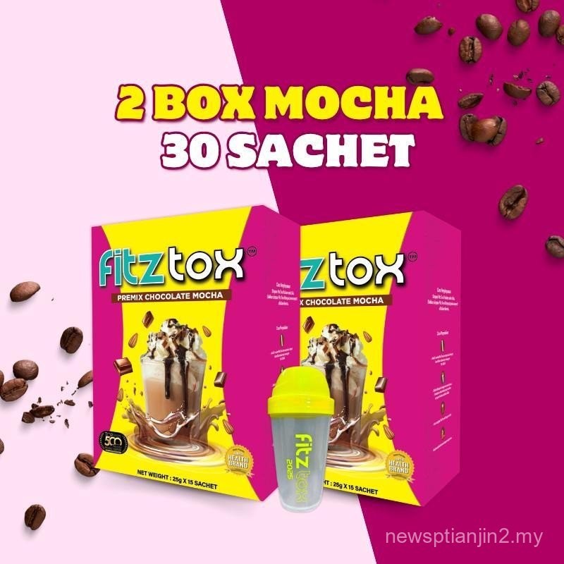 FITZTOX CHOCOLATE MOCHA 2 BOX (30 SACHET) HQ Drink | Shopee Malaysia