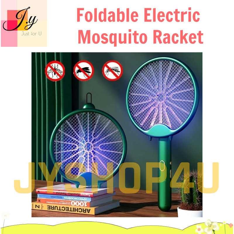 Foldable Electric Mosquito Racket Mosquito Swatter Rechargeable ...