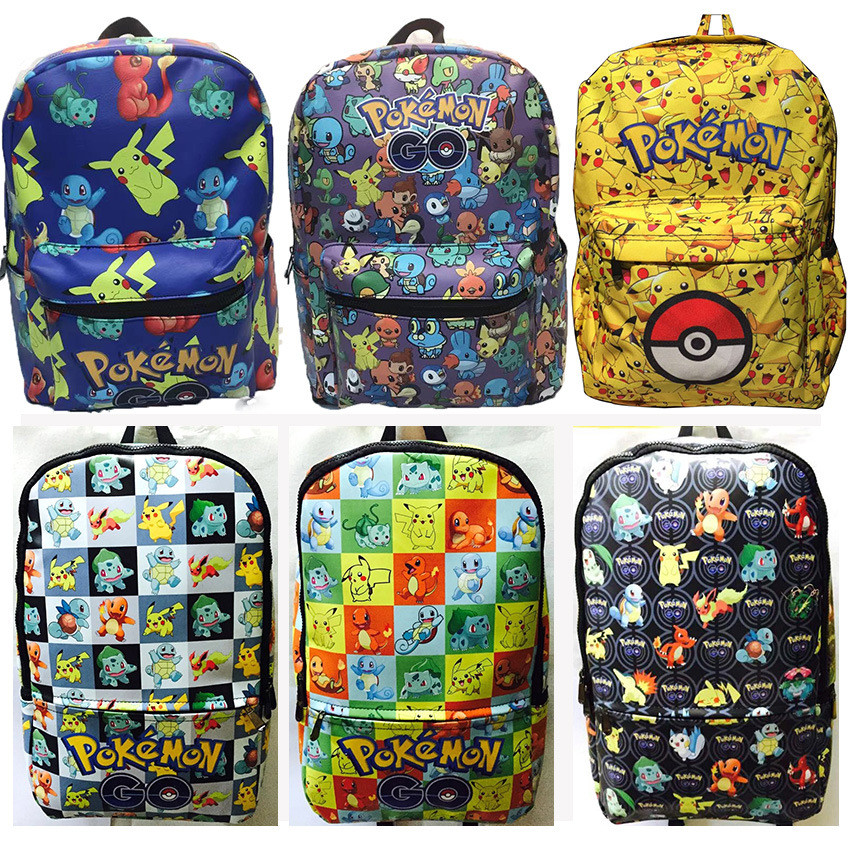 Pokemon Schoolbag Pokemon Elementary School Students Pokemon Backpack ...