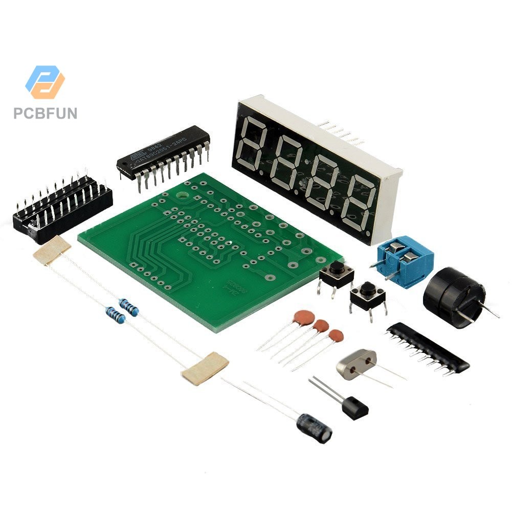 Pcbfun Soldering Project Clock 6-Bit Digital Clock Soldering Kit DIY ...