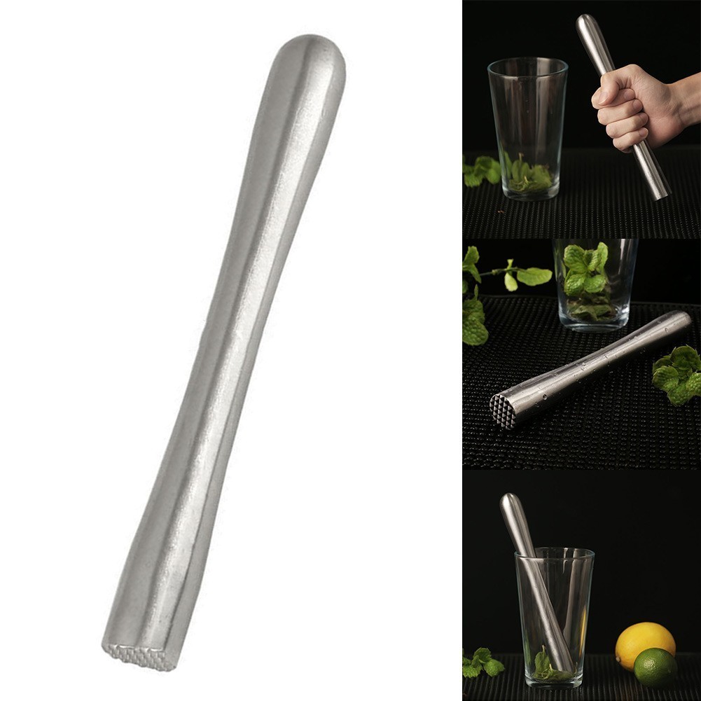 [Super] Stainless Steel Drink Muddler Masher Crusher Cocktail Damper ...