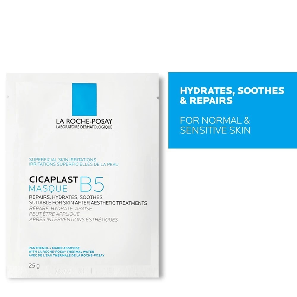 La Roche Posay Cicaplast B5 Hydrating Soothing Mask (5Pc/1 Box ...