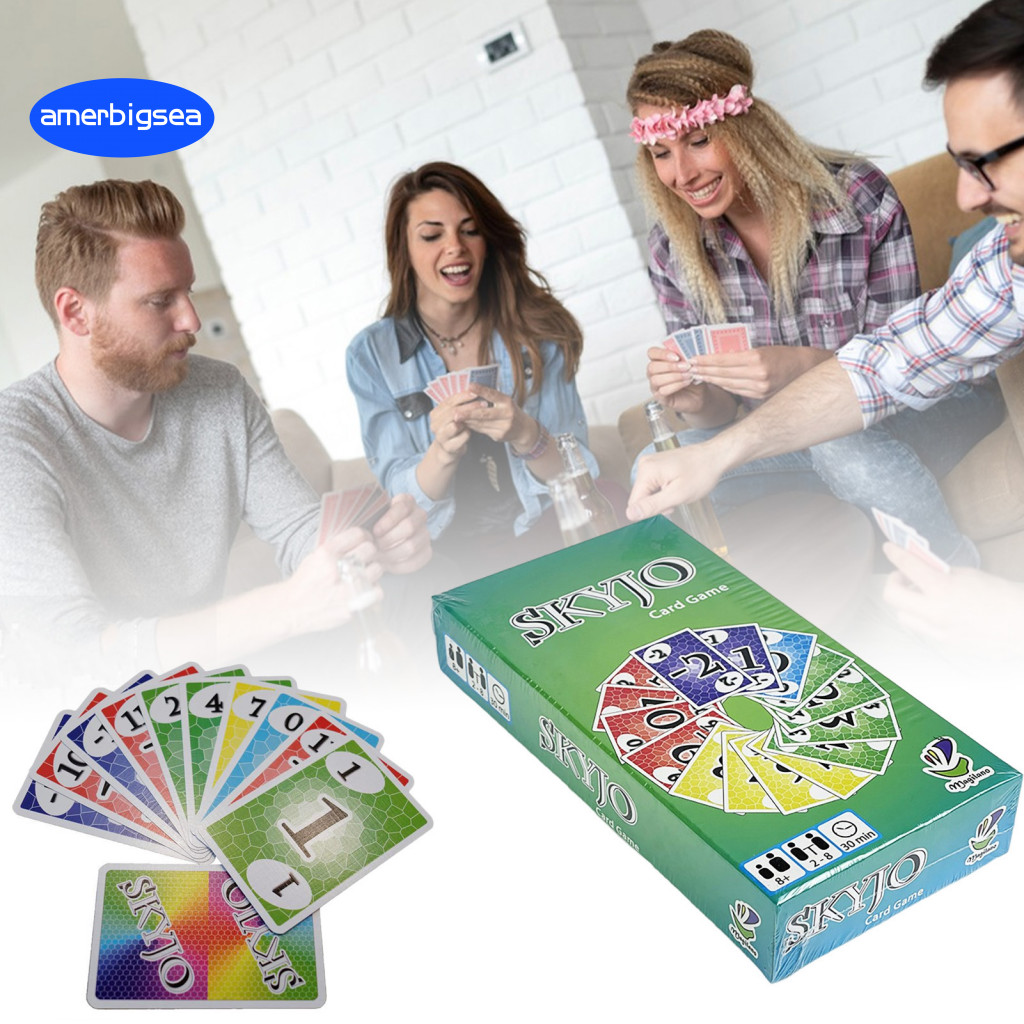 Amerbigseam Card Game Set Travel Playing Card Fun and Engaging Multi ...