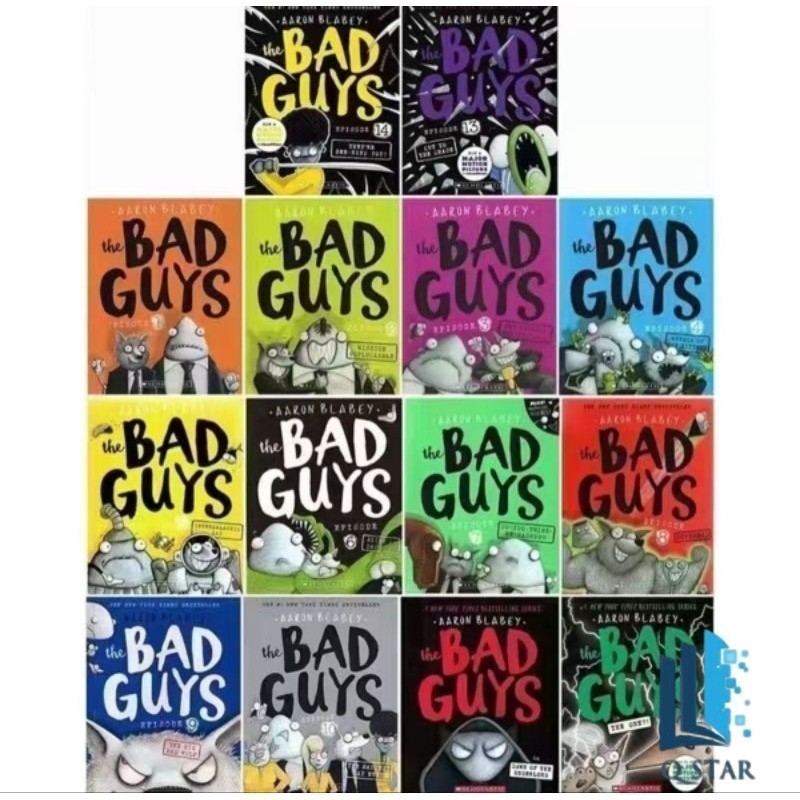 The Bad Guys Comic Kid Story Books（14 Books) | Shopee Malaysia