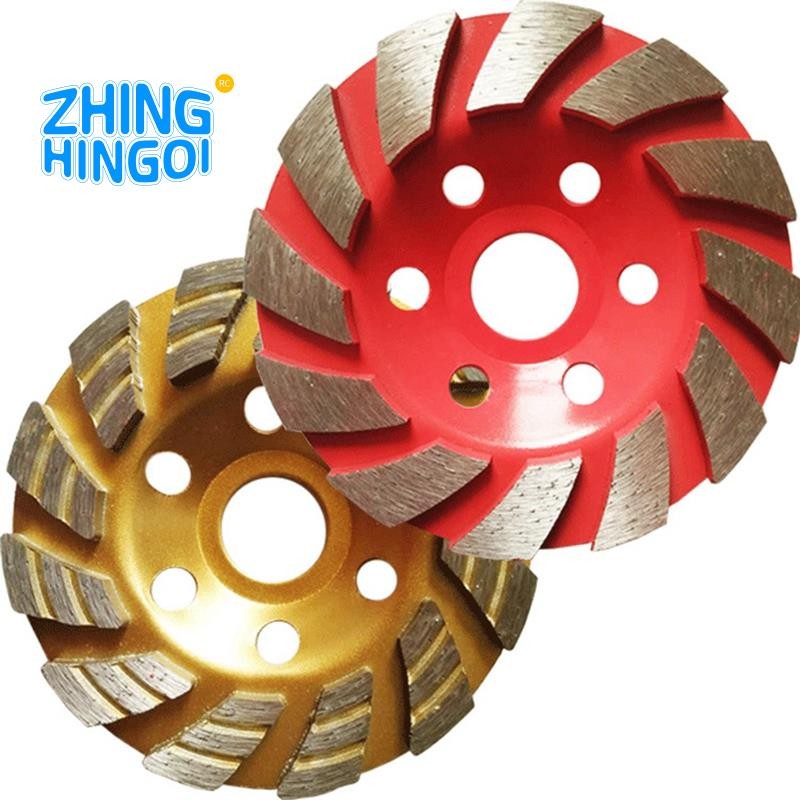 Diamond Angle Grinder Grinding Disc 100mm Cement Stone Concrete Bowl ...