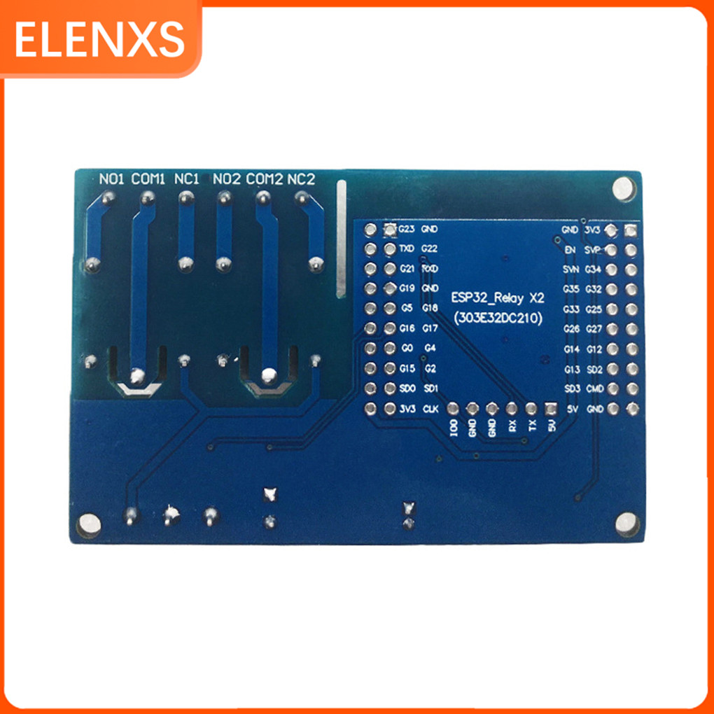 DC Powered ESP32-WROOM-32E Development Board Dual WiFi Bluetooth Relay ...