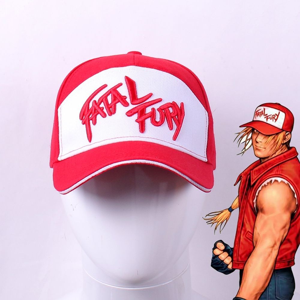 terry bogard cap Fatal Fury Hat kof terry bogard Baseball Cap | Shopee ...