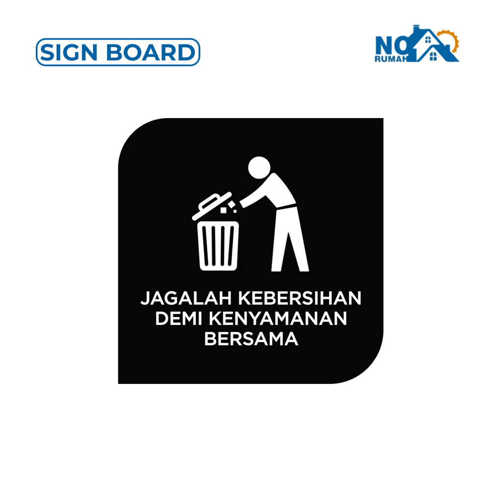 Keep it Clean for Comfort with Wall Mounted Acrylic Signage Board ...