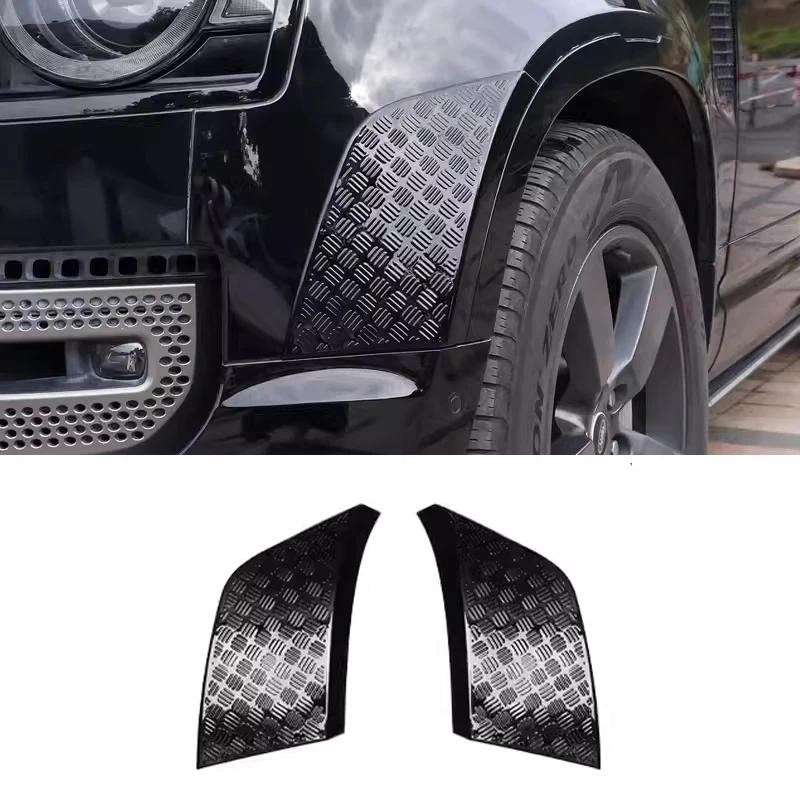2Pcs Car Front Bumper Side Protect Cover For Land Rover Defender 90 110 ...