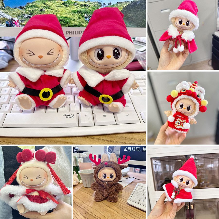 Popmart LABUBU 12th Generation Mystery Box LABUBU Doll Christmas ...