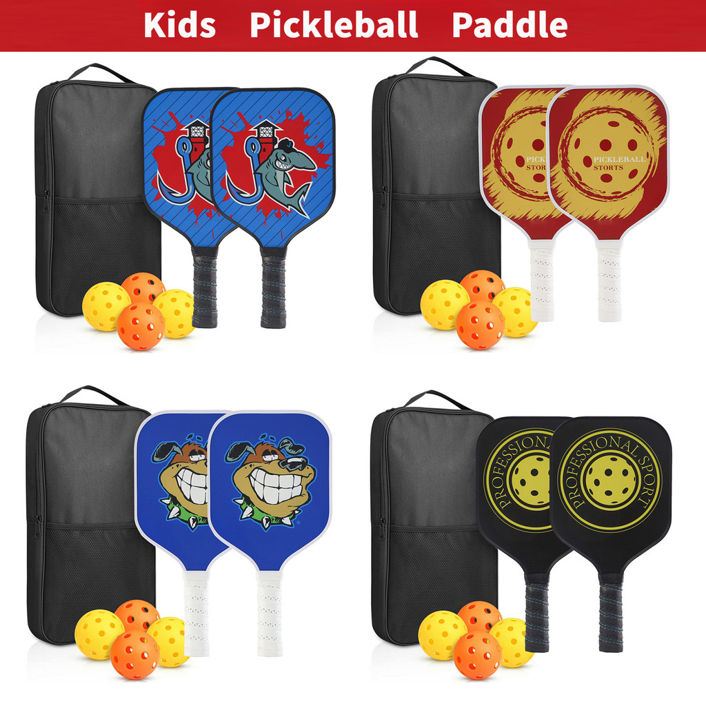 Pickleball Paddle Kids Carbon Fiber Paddle Pickleball Beginner ...