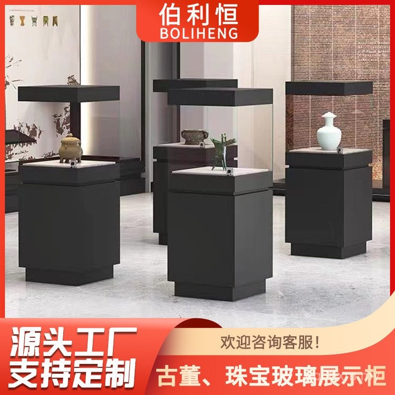Wooden Jewelry Jade Cultural Relics Exhibition Cabinet Museum ...