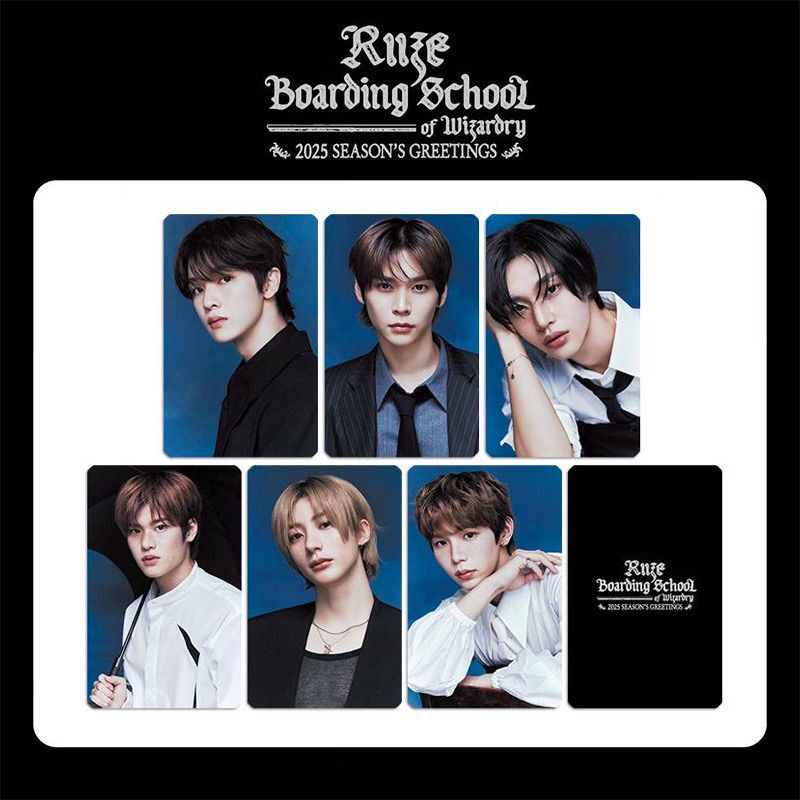 Celebrity Style RIIZE 2025 SEASON 'S GREETINGS BEHIND Desk Calendar ...