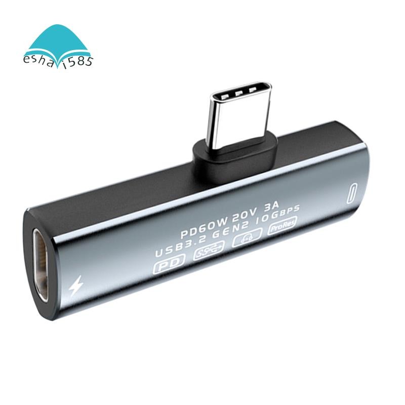 2 in 1 USB-C Splitter Cable Type C to Dual Type-C PD60W Fast Charge ...