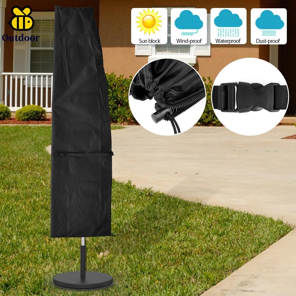 Garden Parasol Covers Waterproof and Dustproof Outside Patio Umbrella ...