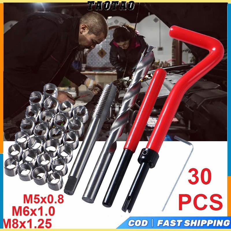 Thread Repair Tool M5/M6/M8 for Restoring Damaged Thread Spanner Wrench ...
