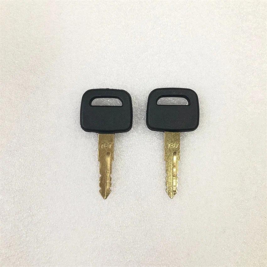 2PCS 787 Key for Komatsu Excavator Dozer Loader Heavy Equipment ...