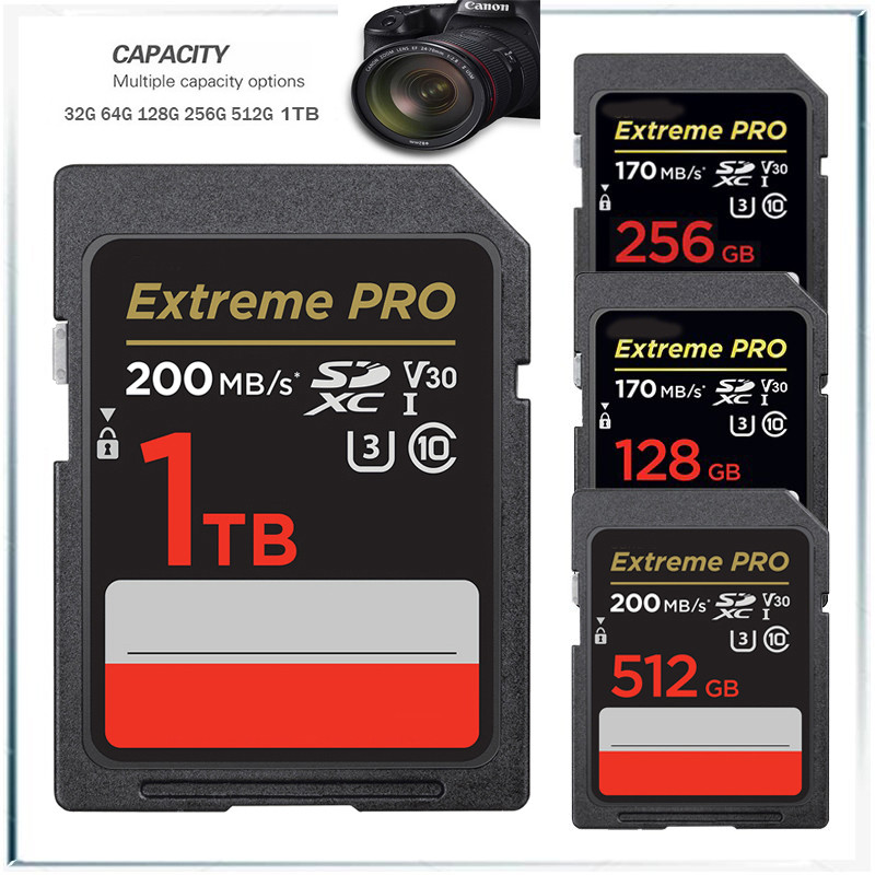 High speed Class 10 SD Card 32GB 64GB 128GB 256GB 512GB 1TB carte sd ...