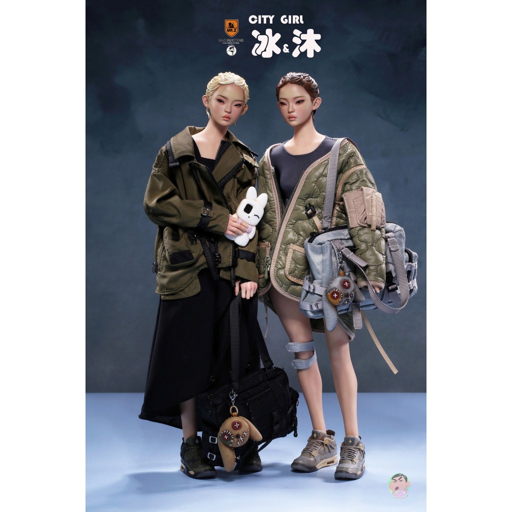 Mr.Z Model Studio 1/6 CG001-A City Series City Girl Mu & Bing Action ...