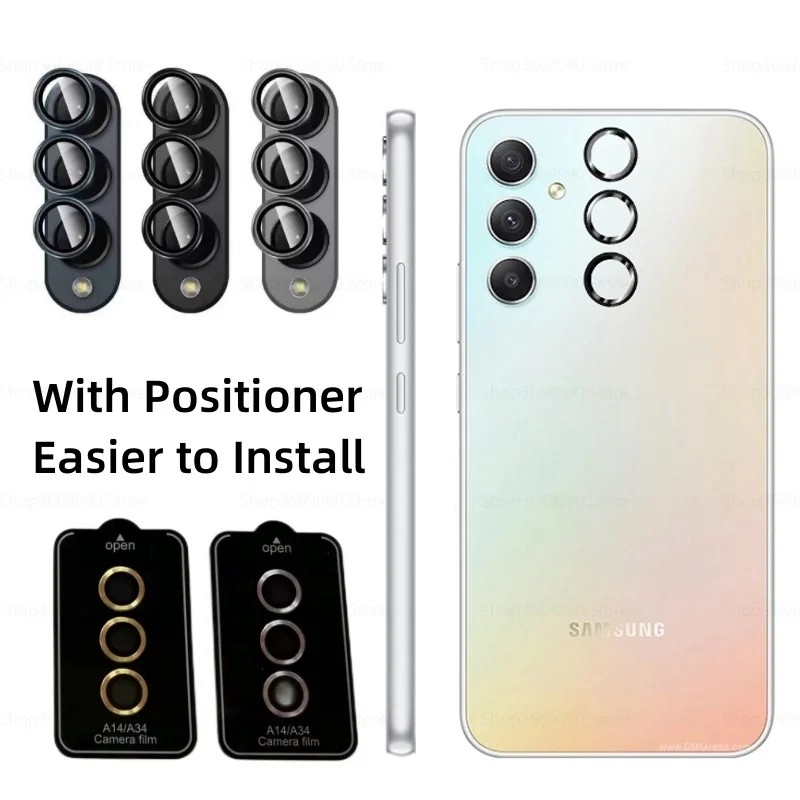 For Samsung Gaalxy M14 M54 M55 Camera Protector for A16 A06 A55 A54 A35 ...