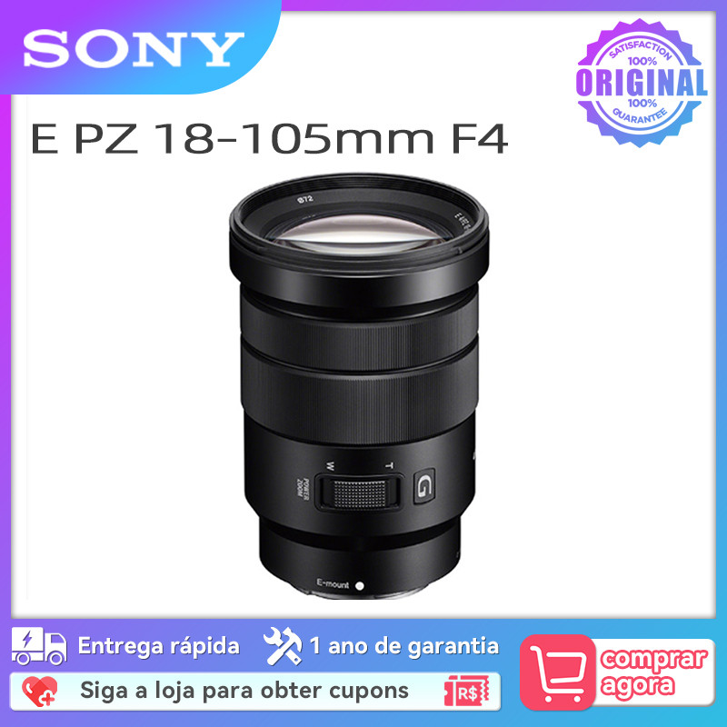 Sony E PZ 18-105mm F4 G OSS Power Zoom Lens APS-C Mirrorless Camera Lens ZV-E10 ZVE10 A6400 ...