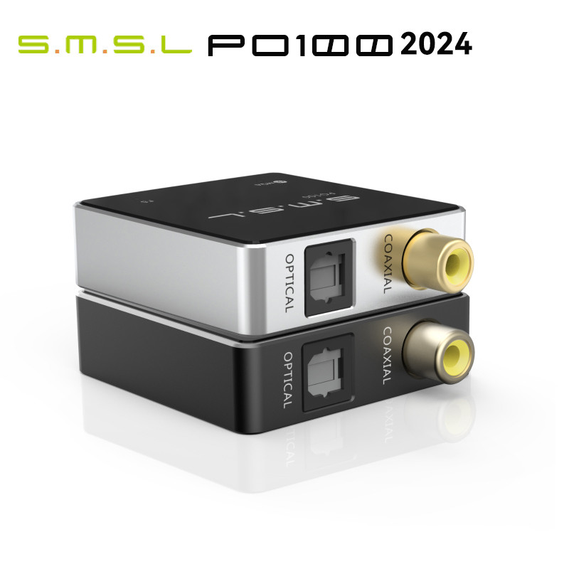 SMSL PO100 2024 USB Digital Interface XU316 DOP64 Type C Input OPT/COAX ...
