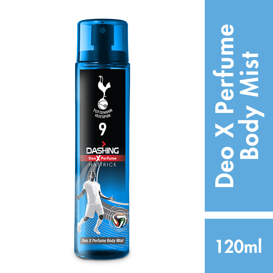 DASHING Tottenham Deodorant Perfume Body Spray Hattrick 120ml | Shopee ...