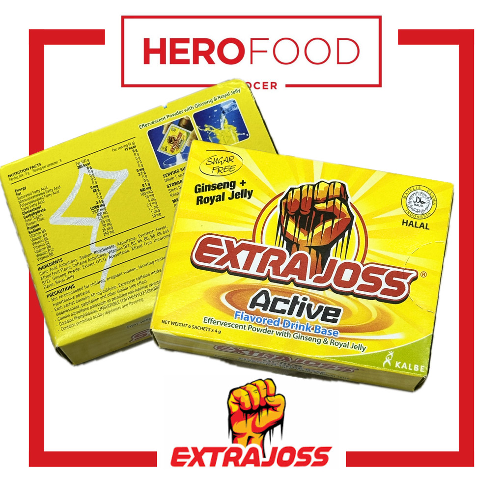 EXTRAJOSS Active Energy Drink (10 box / 60pcs) | Shopee Malaysia