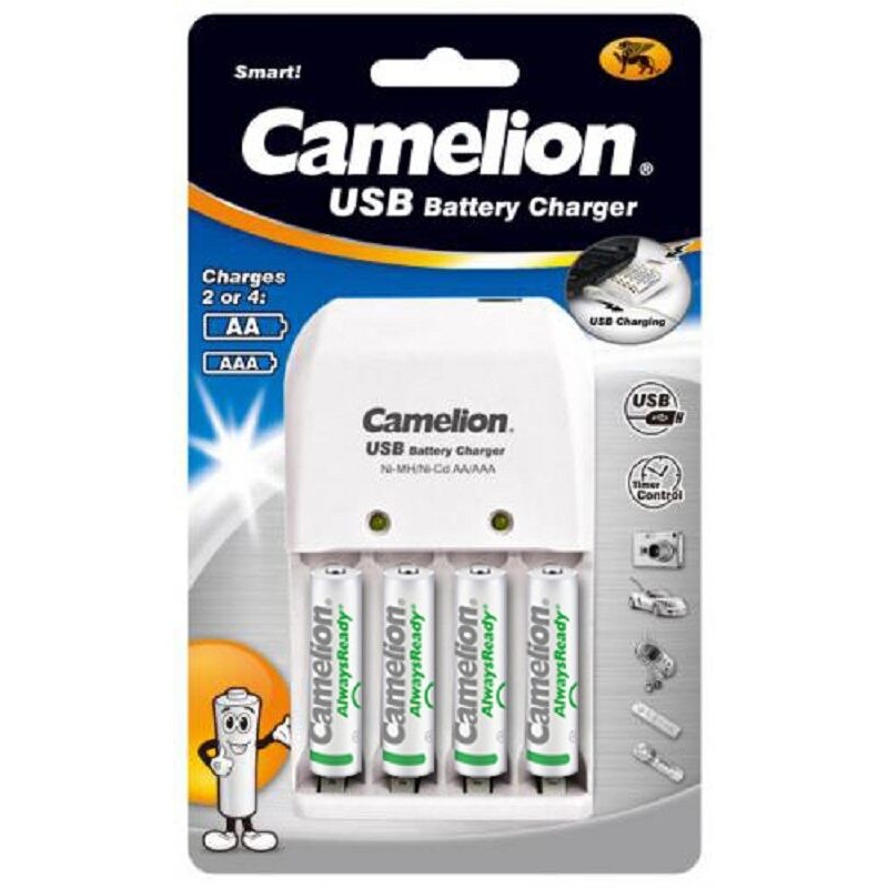Camelion USB Battery Charger / Rechargeable Battery (BUY 2 FREE 1 FOR ...