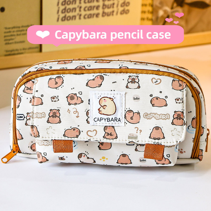 Pencil Box Capybara Pencil Case capibara Kotak Pensil Pensil Box ...