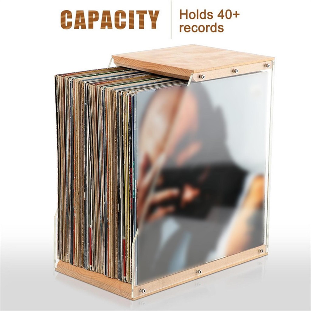 [mextnhx] Tabletop Vinyl Record Storage Holder Multipurpose LP Holder ...