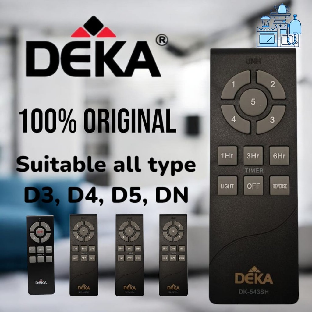 DEKA ROMOTE CONTROL 100% ORIGINAL (SUITABLE FOR ALL MODEL D3,D4,D5,DN ...