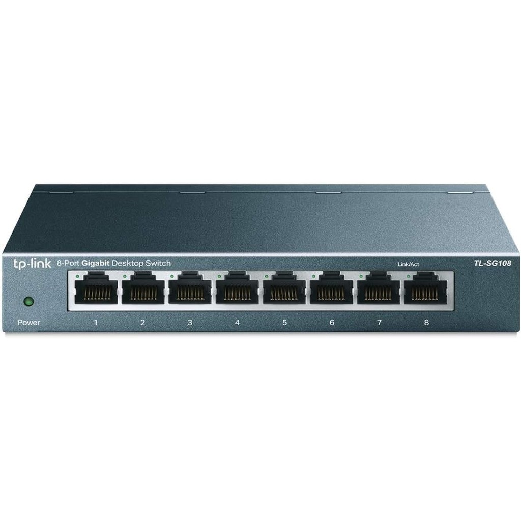 TP-Link TL-SG108 8 Port Gigabit Unmanaged Ethernet Network Switch ...