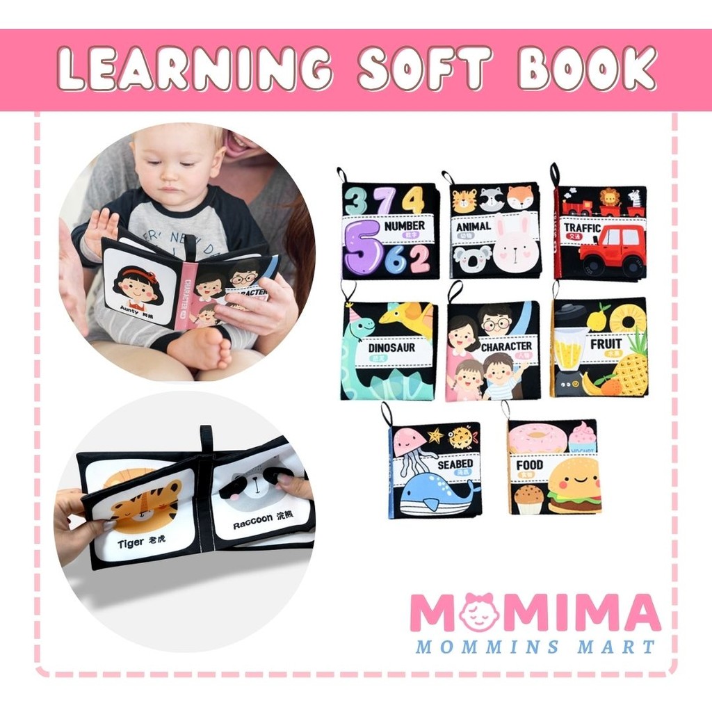 🇲🇾𝐑𝐄𝐀𝐃𝐘 𝐒𝐓𝐎𝐂𝐊🇲🇾 Baby Books Enlightenment Early Learning Black and White ...