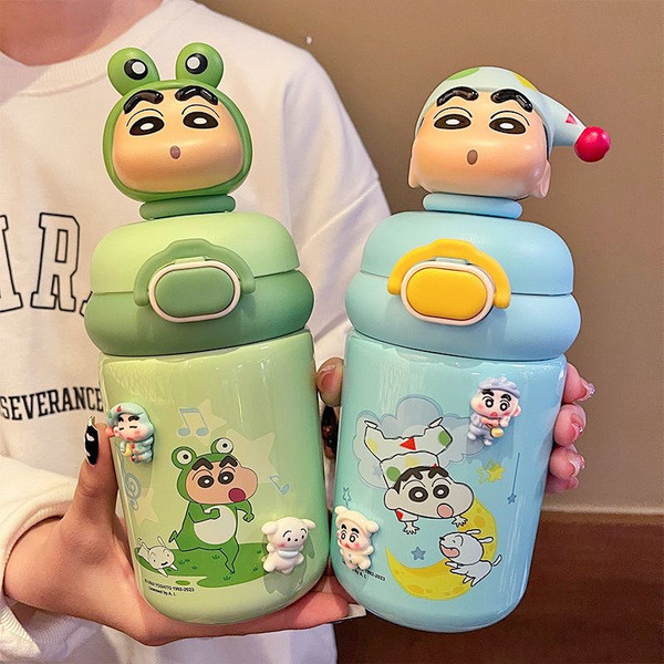 botol tahan sejuk botol susu baby botol air viral Crayon Shin-Chan Co ...