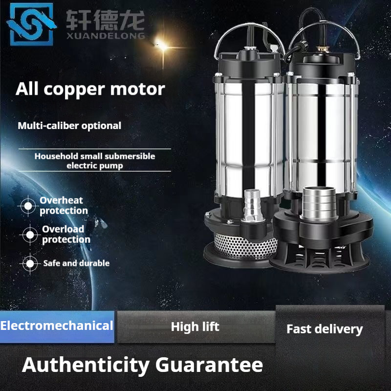 Stainless steel 220V submersible pump high power submersible pump ...
