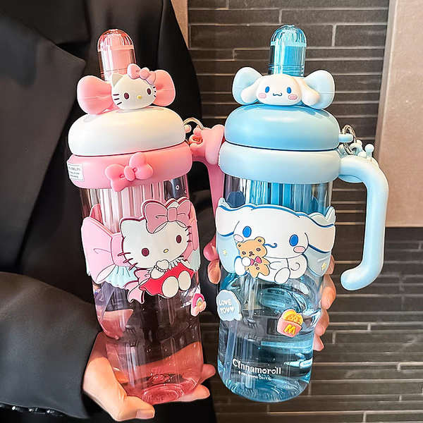 kuromi bottle botol air tahan sejuk kuromi botol kuromi Sanrio High-value Large-capacity Water ...