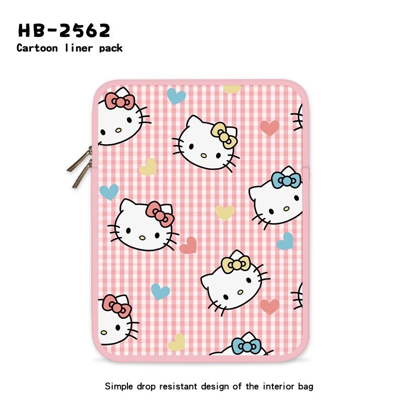 Cartoon Hello Kitty Tablet Laptop Bag for Samsung Tab S10 FE+ 13.1 5G ...