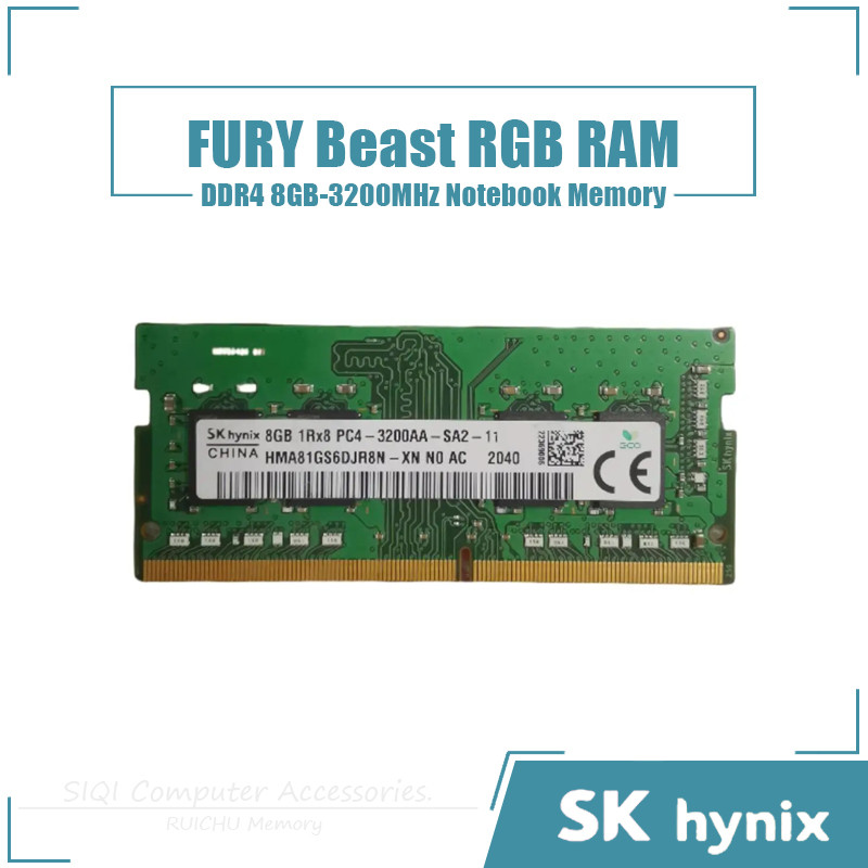 SK Hynix DDR4 8GB 3200MHz RAM 1.2V 260 Pin Notebook Laptop Internal ...